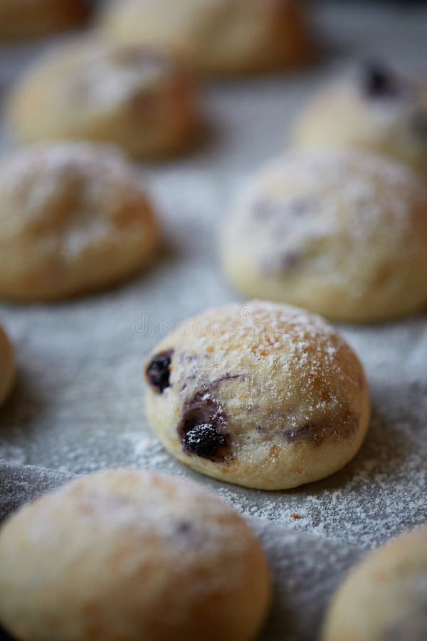 Raw doug. backing process stock photo. Image of culinary - 178981666