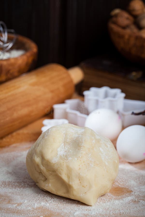 Raw dough stock image. Image of homemade, cuisine, pastry - 27609143