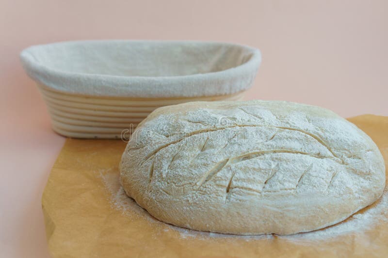 Sourdough Rye Bread Rectangular Brick Shape. Sourdough in a Jar and a ...