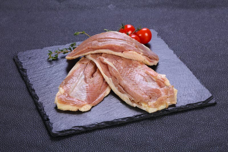 Raw duck breast stock image. Image of dinner, meat, restaurant - 141634361