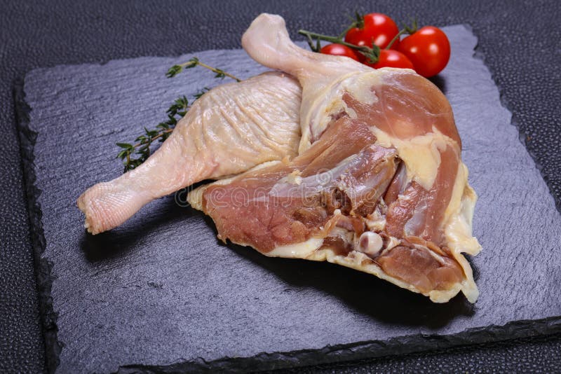 Raw duck leg stock photo. Image of farm, nutrition, isolated - 193435086