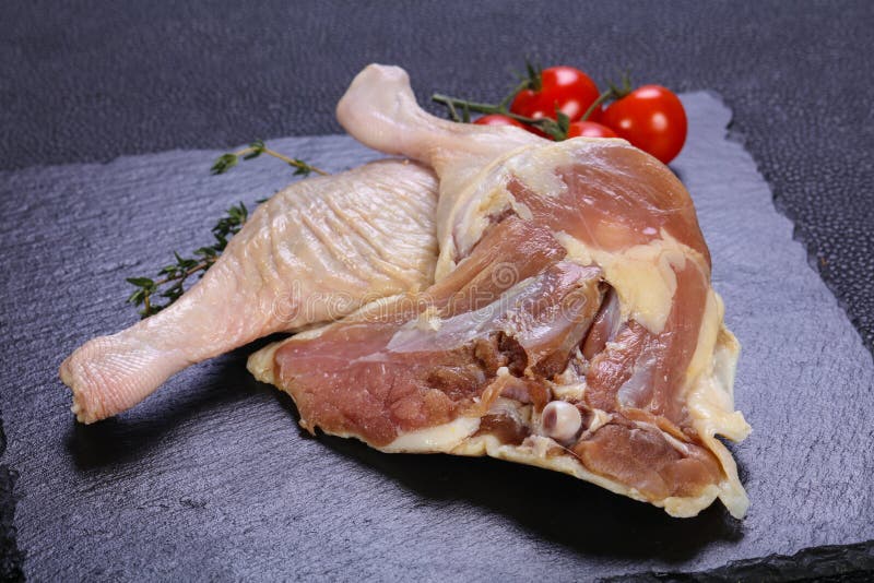 Raw duck leg stock photo. Image of black, dark, fresh - 204358384