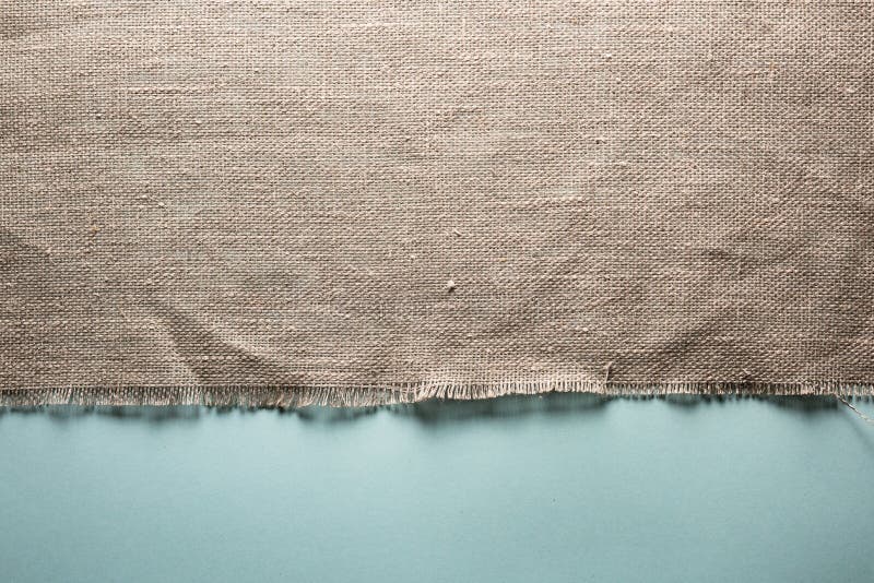 The Raw Edge of the Canvas. Rough Fringed Fabric Stock Photo - Image of ...
