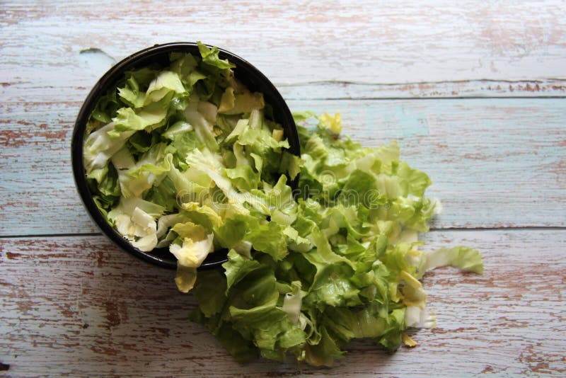 Raw Endive in a Bowl on a Table. Stock Image - Image of endive, cooking ...