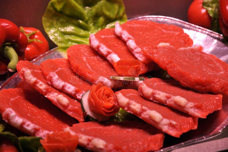 Raw fillet steaks stock photo. Image of prime, organic - 47598512