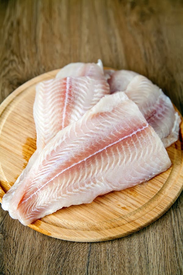 Raw Fish stock photo. Image of freshness, prepared, wood - 18554286