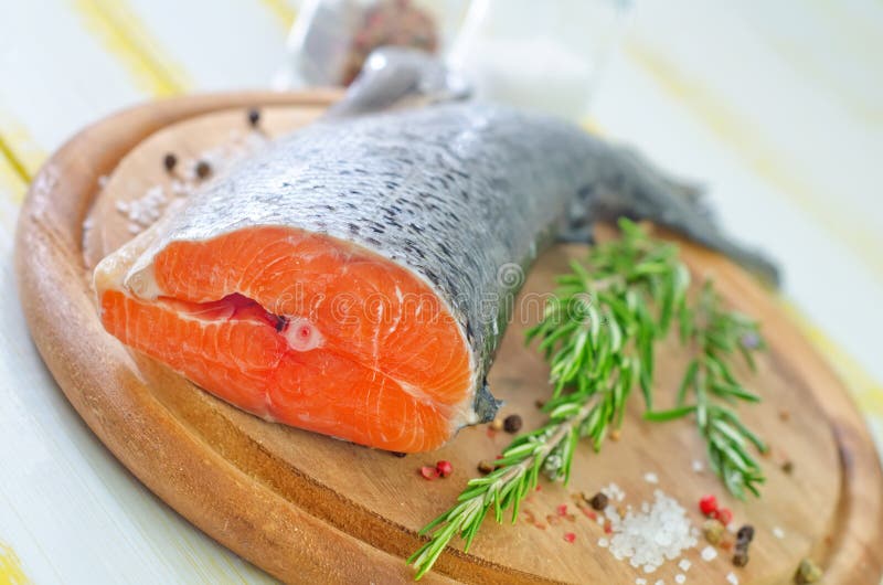 Raw fish stock image. Image of grinding, ingredients - 37719371