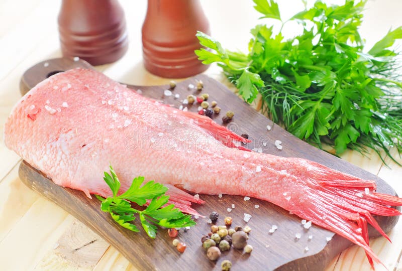 Raw fish stock photo. Image of dish, diet, delicious - 37118588