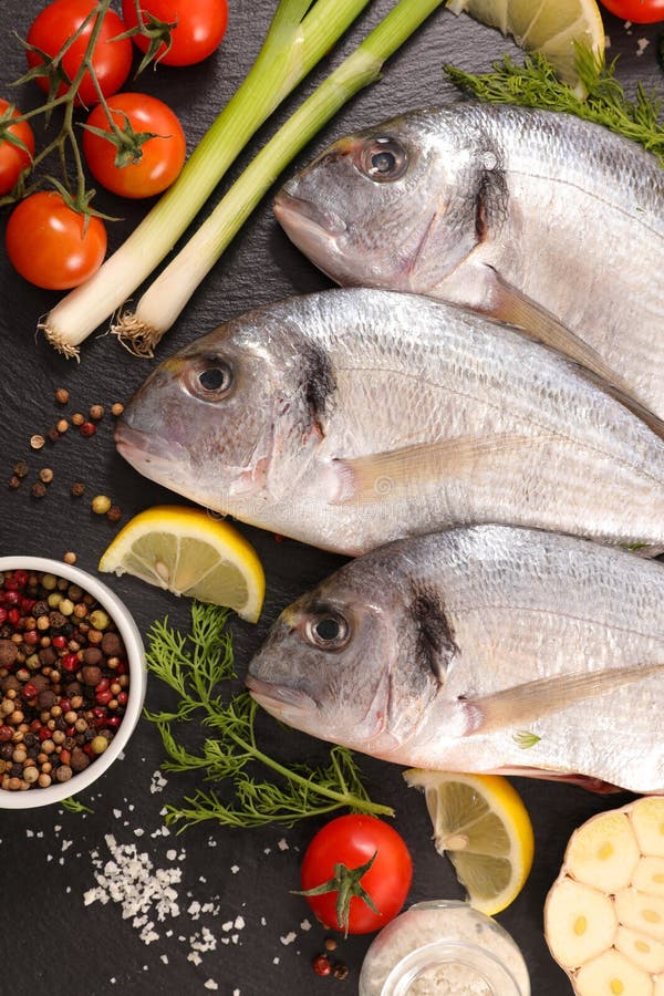 Raw fish stock image. Image of dinner, health, fish - 107053129