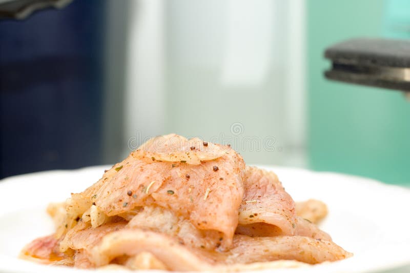 Fish fillets in market stock photo. Image of mound, heap - 79968820