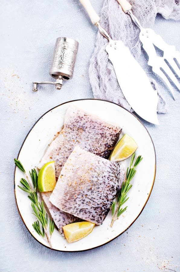 Raw fish stock image. Image of lemon, pangasius, meat - 138002731