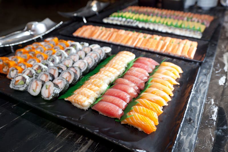 Raw fish sashimi stock photo. Image of sushi, plate, meal - 70638502