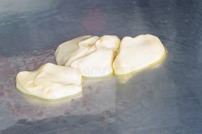 Raw Flat Bread roti. stock image. Image of brittle, metal - 26596495