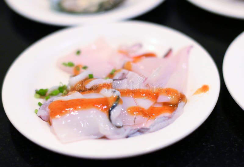 Raw Food, Fresh Squid for Grill Stock Image - Image of nature, squid ...