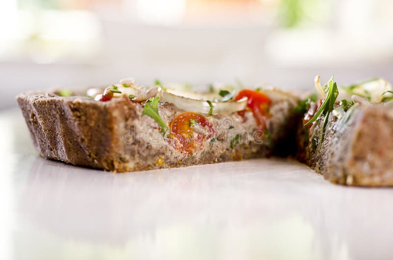 Raw food quiche stock photo. Image of pastry, dinner - 26418644
