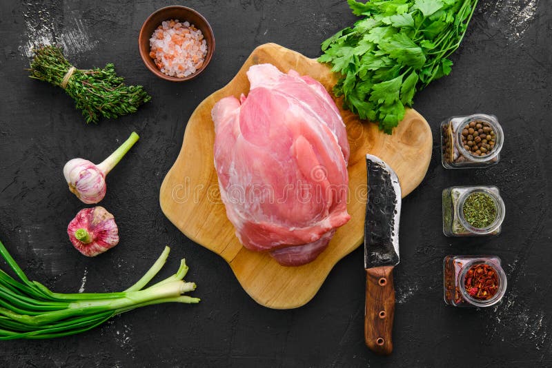 Raw roast beef rump stock image. Image of rosemary, gastronomy - 53565245