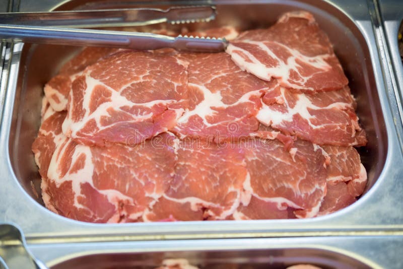 Raw fresh beef stock image. Image of meal, fresh, beef - 123644113