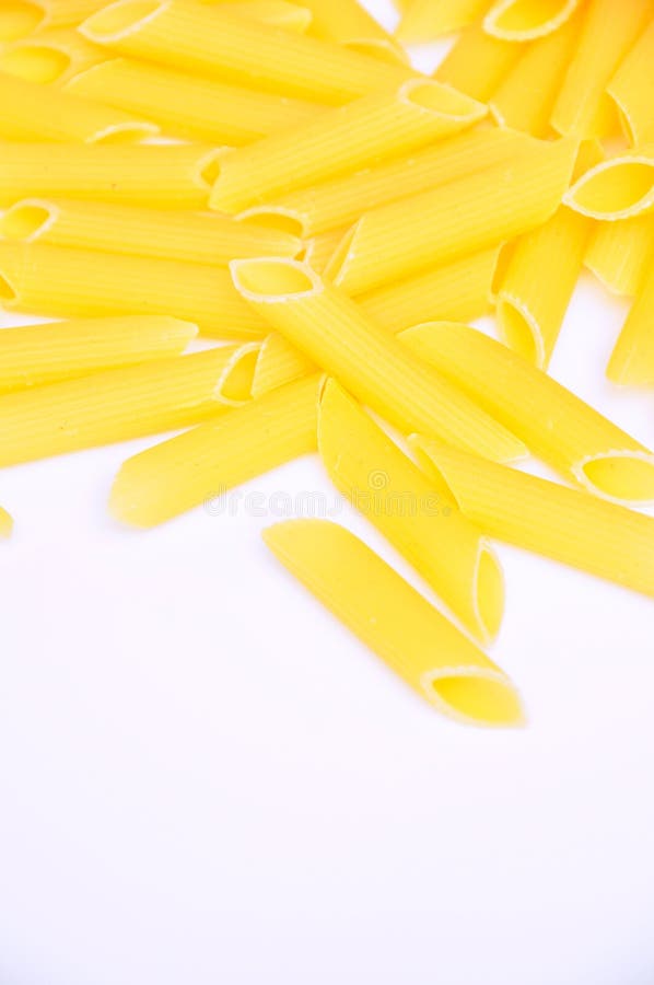 Raw Fresh and Healthy Macaroni Pasta Foot Background Stock Image ...