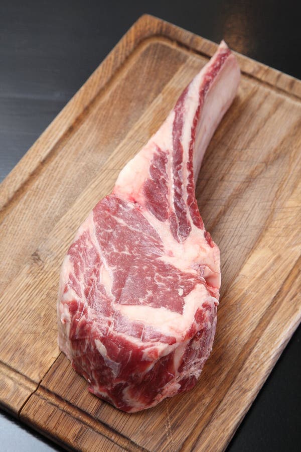 Raw Fresh Meat Ribeye Steak Tomahawk. Meat for Steak. Beef Steak. Raw ...
