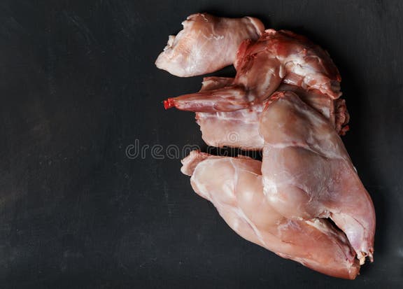Raw fresh rabbit meat stock photo. Image of meat, healthy - 83966052