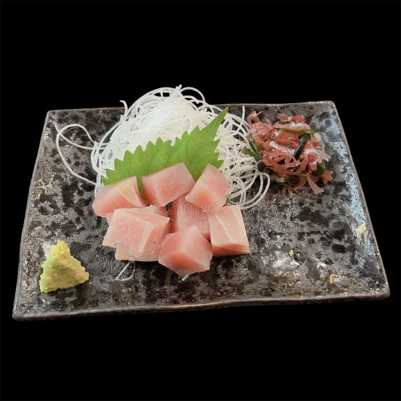 Raw Fresh Sashimi with Fish, Japanese Cuisine Stock Photo - Image of ...