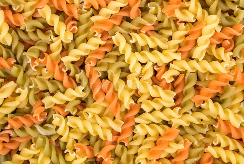 192 Raw Fusilli Pasta Three Colors Stock Photos - Free & Royalty-Free ...
