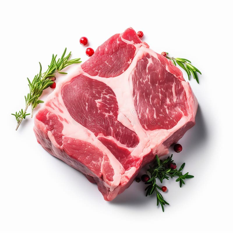 Raw goat meat stock illustration. Illustration of produce - 281281502