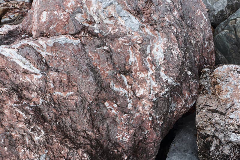 Raw Granite, Natural Background Stock Image - Image of background, gray ...