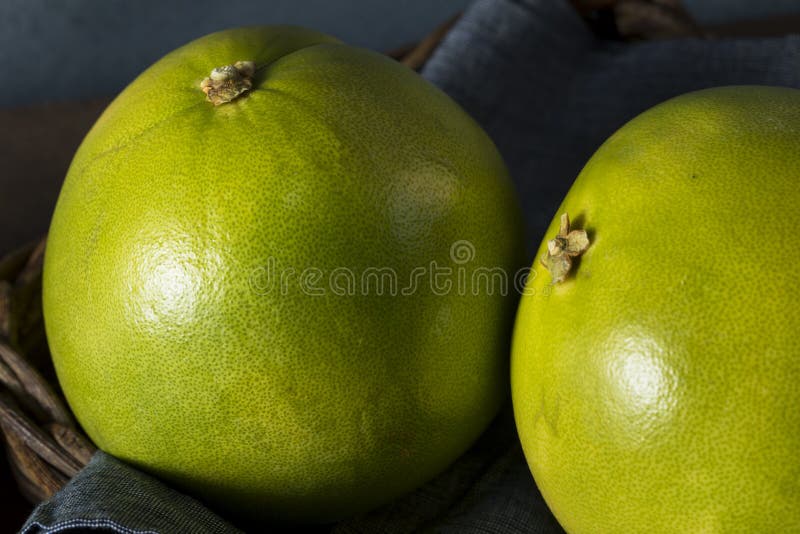 Raw Green Organic Citrus Pummelo Fruit Stock Photo - Image of citrus ...