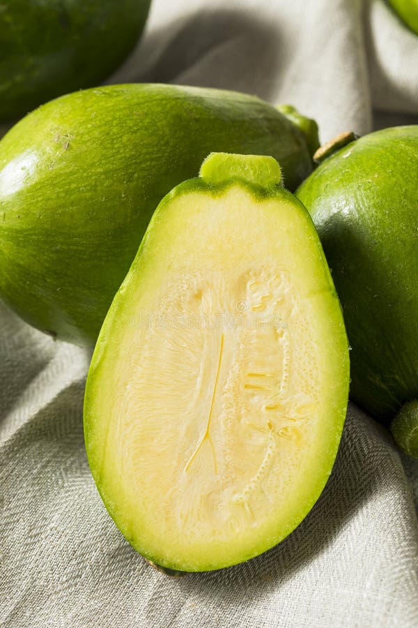 Raw Green Organic Korean Squash Stock Photo - Image of health ...