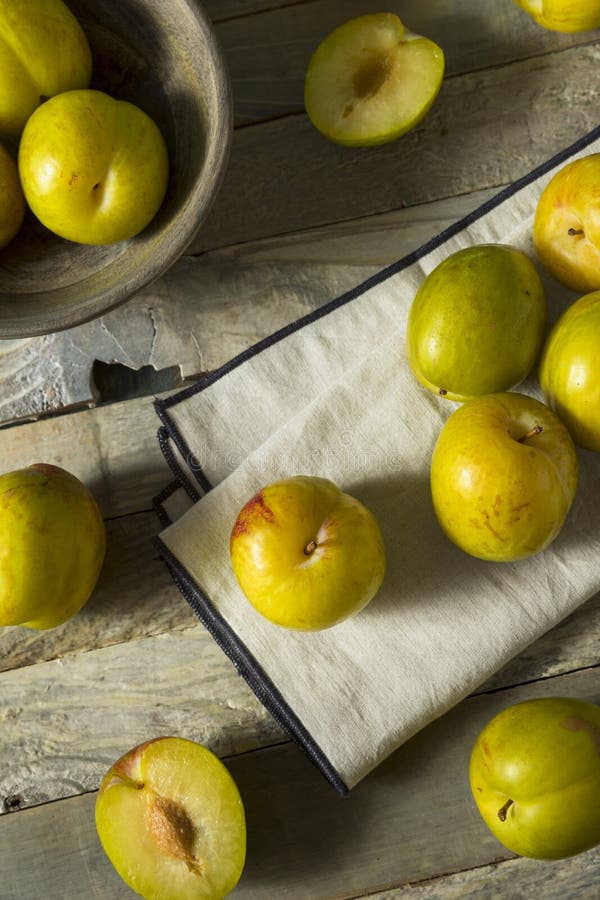 Raw Green Organic Pluots stock photo. Image of healthy - 97375676