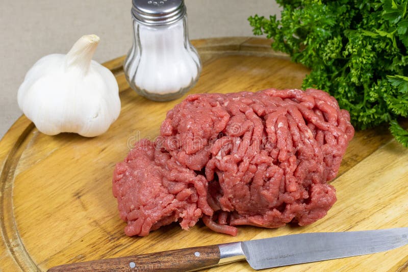 Raw ground beef stock photo. Image of ingredient, beef - 167325754