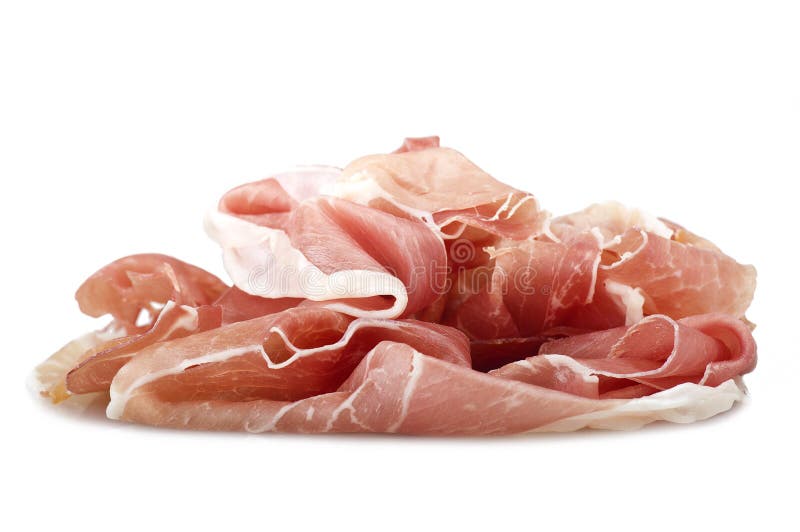 Raw ham leg sliced stock image. Image of meat, plate - 68977503