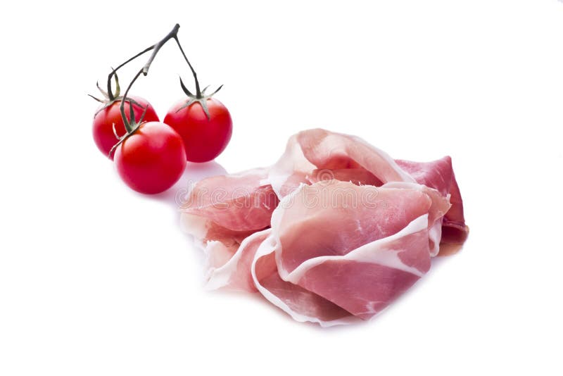 Raw ham leg sliced stock image. Image of rustic, snack - 112140609