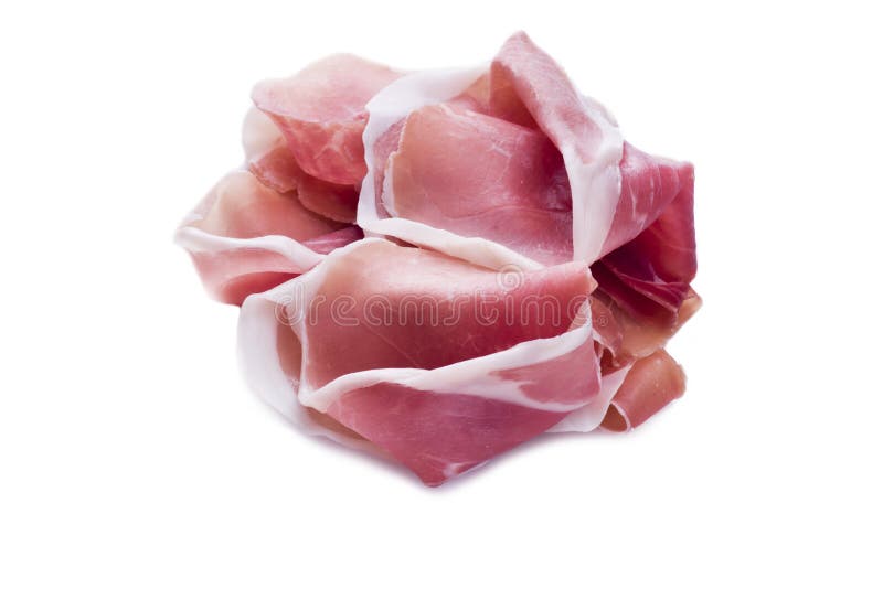 Raw ham leg sliced stock photo. Image of pork, spice - 95028776
