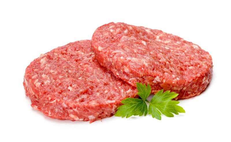 Raw Hamburger Meat stock photo. Image of butcher, beef - 4262902