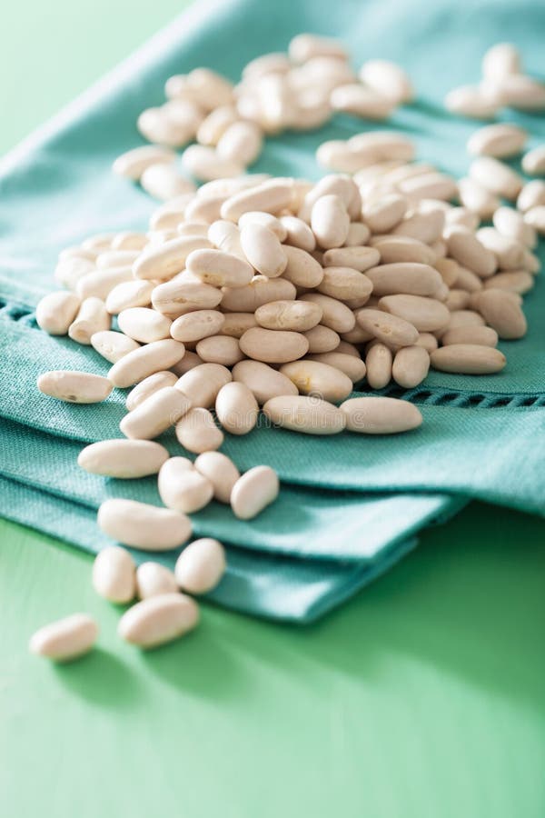 Raw Haricot Legumes Cannellini Beans Stock Image - Image of cannellini ...