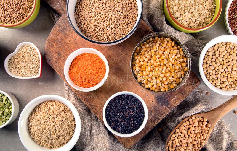 Raw healthy grain food stock photo. Image of sesame - 110659876