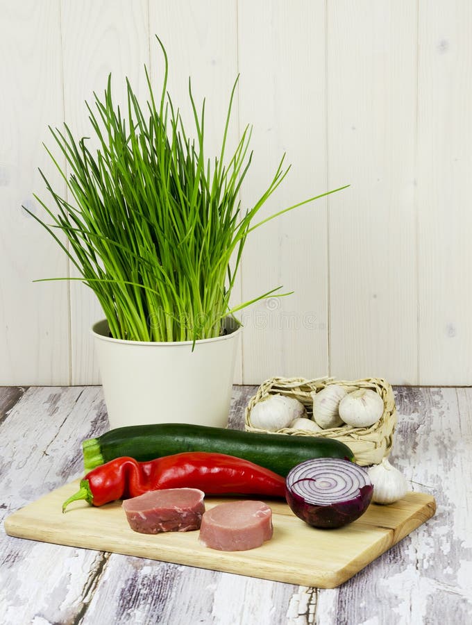 Raw Ingredients stock photo. Image of healthy, pepper - 33791528