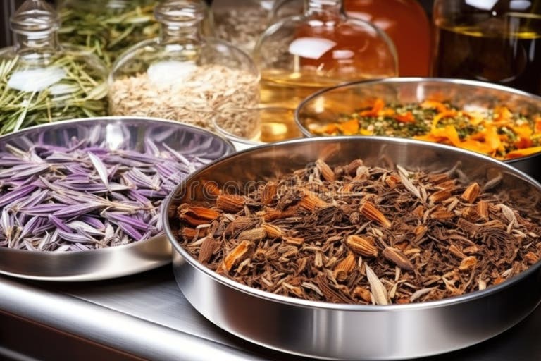 Raw Ingredients for Gin-making Process Pre-distillation Stock Photo ...