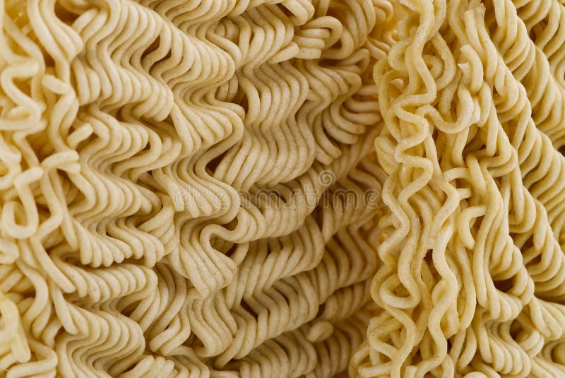 Raw Instant Noodles. Close Up Instant Noodles Texture for Background ...