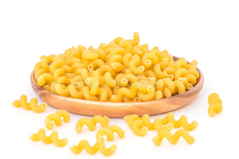 Raw Italian Macaroni Pasta. Stock Image - Image of organic, dinner ...