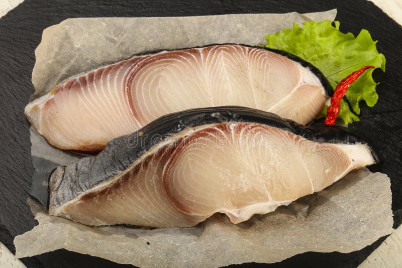 Raw shark steak stock image. Image of white, catfish - 112851981