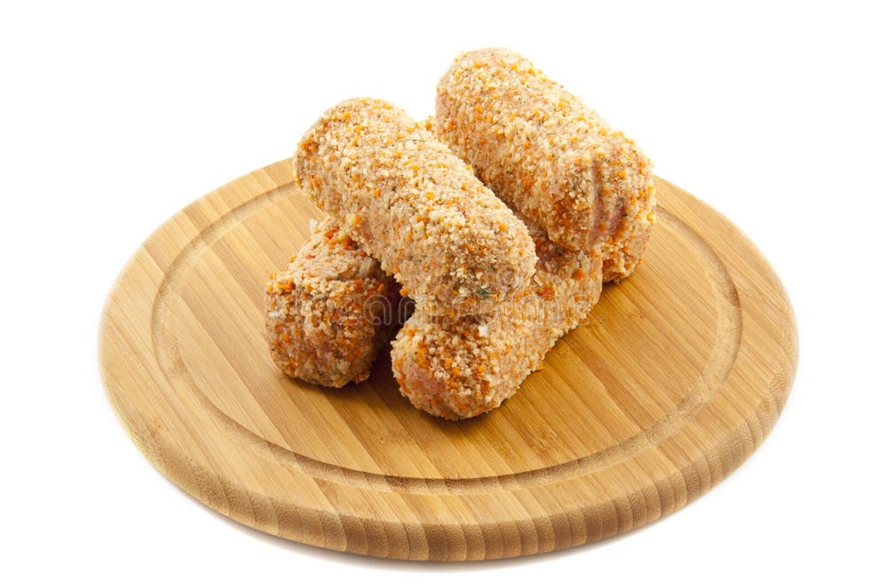 Raw kroket stock image. Image of tasty, dutch, hamburger - 23219795