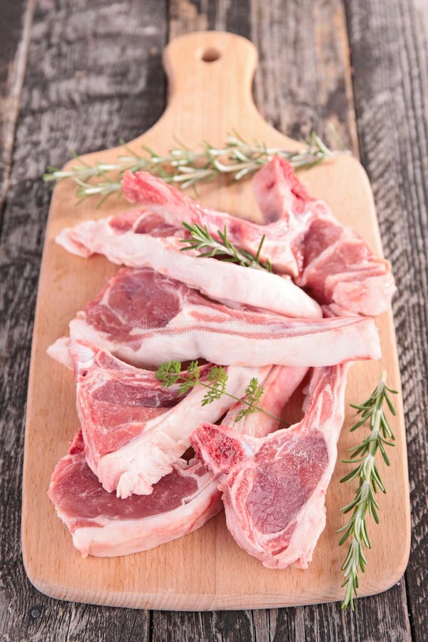 Lamb chop raw stock photo. Image of objects, cooking - 22794526