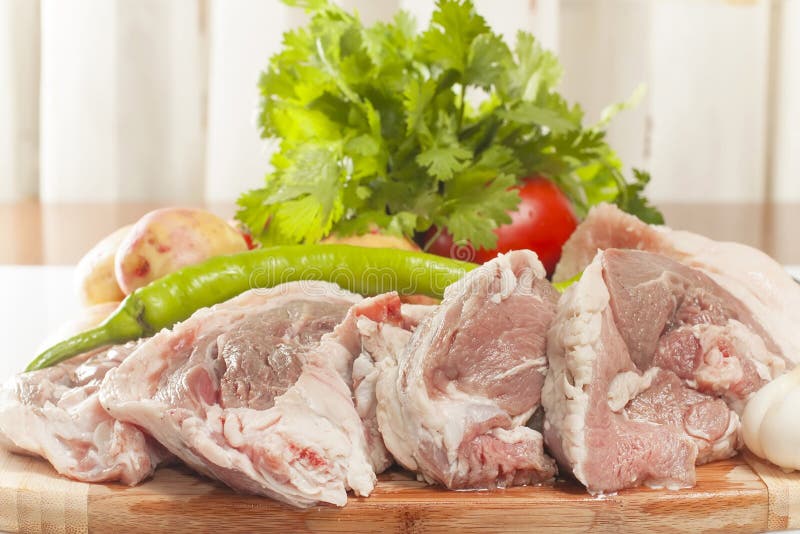 Raw lamb meat stock photo. Image of lamb, semifinished - 31647138