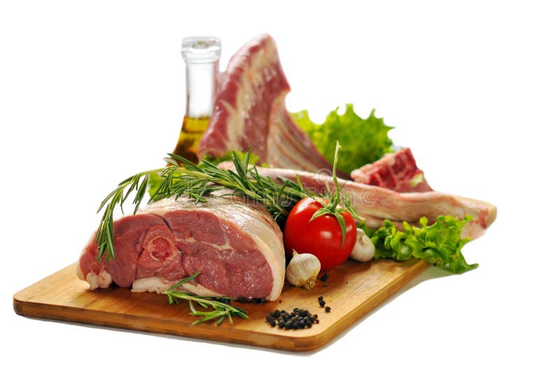 Raw lamb meat stock image. Image of lamb, fresh, ingredient - 39664249