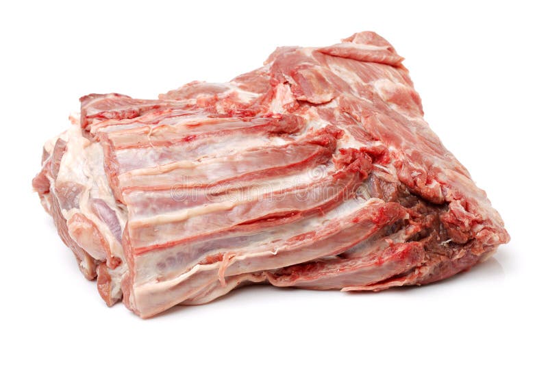 Raw lamb meat stock photo. Image of butcher, bone, blood - 67021308