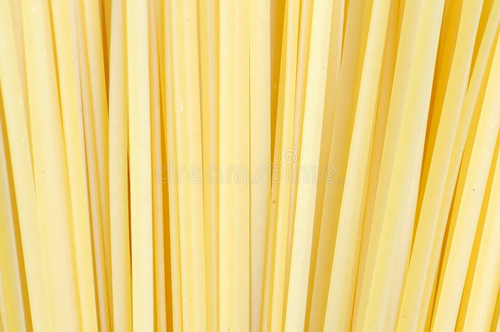 Raw linguine pasta stock photo. Image of macro, cooking - 13425834
