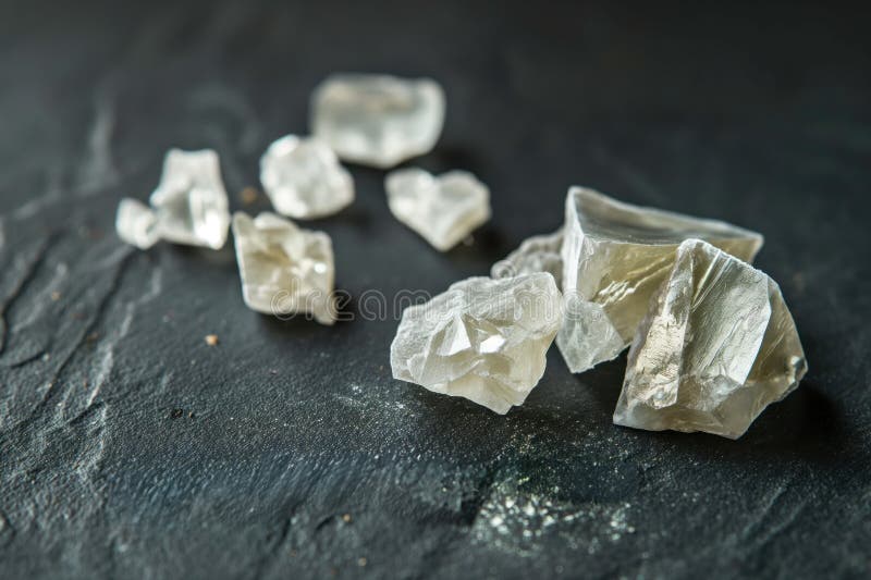 Raw Lithium Mineral Samples on Dark Surface Reflect Future of ...